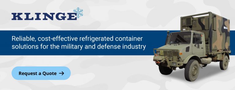 Military Refrigerated Shipping Containers | Klinge Corp