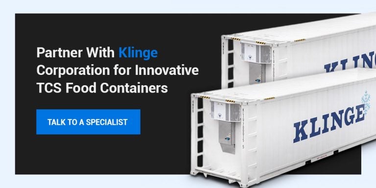 Container Transportation for TCS Foods